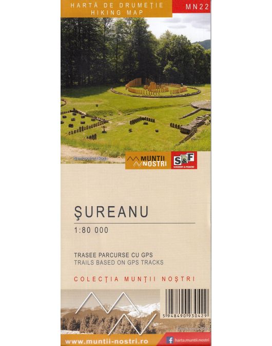 Harta Muntii Nostri - harta de drumetie in Muntii SUREANU | Rock'n Snow